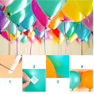 Balloon arch kit and Balloon Garland Kit, 2 Pack Balloon Garland Strips - 2 Pack Balloon Glue Point Dots Stickers - 2 Balloon Tie Tools and 20 Balloon Clips for Ballon Arch kits Party Wedding Birthday