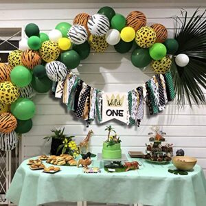 Wild one 1st Birthday Banner - Wild One Decoration, A High Chair Banner, A Wild Side Banner, Inspired by Wild Creatures, Photo Props, Where There are Wild Things.