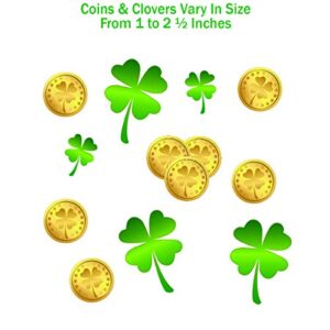 Colonel Pickles Novelties Leprechaun Footprints – Floor Decals 184 Ct - St Patrick’s Day Decorations - 48 Sets of Footprint Stickers