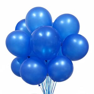 royal blue balloons,blue balloons for party decoration wedding baby shower graduation decoration.12 inch latex birthday balloons 100 pack