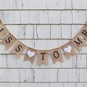 LaRibbons Burlap Banner, DIY Party Decor for Birthday, Wedding, Baby Shower and Graduation