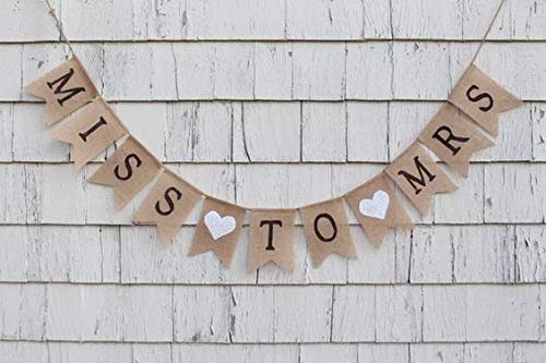 LaRibbons Burlap Banner, DIY Party Decor for Birthday, Wedding, Baby Shower and Graduation