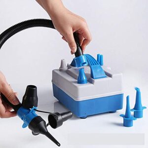 Electric Balloon Pump,Portable Dual Nozzle Electric Balloon Inflator/Blower with Multipurpose Hose Extension,for Party Decoration