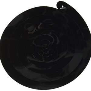 Amscan Swirl (12ct) Party Decorations, 22 inches, Jet Black