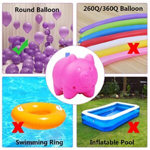 Electric Balloon Pump Portable Balloon Pump Electric Air Balloon Pump Electric Balloon Inflator, Balloon Decorations for Birthday Parties, Weddings, Festivals and Party (Mini Bear)