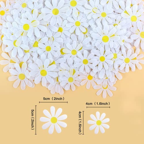 Keaziu 250PCS Daisy Confetti Flower Table Confetti Bridal Baby Shower Decorations Engagement Party Decorations