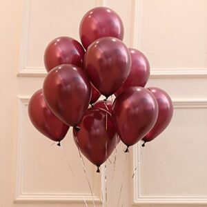 Latex Balloons, 100-Pack, 12-Inch Burgundy(Burgundy)