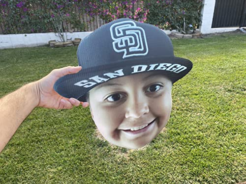 Big Head on a Stick, Custom face Cutout, Big Party Fat Head, Fan Face, face Cut Out, Head Cutout, Fast Shipping