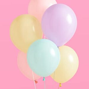 xo, Fetti Pastel Birthday Balloon Set - 24 pk, 12" | Bachelorette Party Decorations, Garden Bridal Shower, Birthday Party, Pastel Baby Shower, Engagement