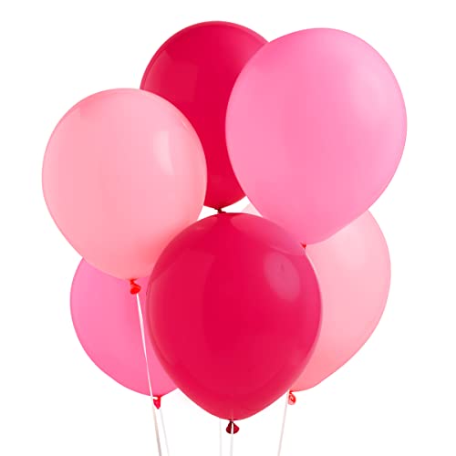 xo, Fetti Pink Birthday Balloon Set - 24 pk, 12" | Bachelorette Party Decorations, Bridal Shower, Birthday Party, Pastel Baby Shower, Engagement