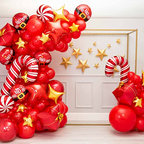 Henviro Red Latex Party Balloons - 154 Pcs 5/10/12/18 Inch Balloons Helium Quality Latex Balloons As Birthday Party Balloons/ Graduation Balloons/ Valentines Day Balloons/ Baby Shower/ Wedding