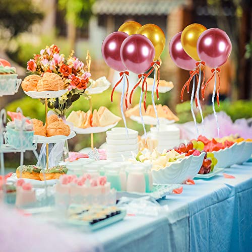 Light Pink Metallic Balloons，12inch（50pcs）Chrome Latex Pink Balloons,Tiffany Metallic balloonns.