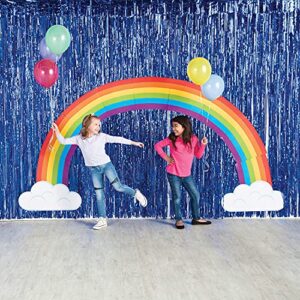 Jumbo Rainbow Cardboard Cutout (Over 10 feet Long) Great for Unicorn Party, St. Patrick's Day Decoration