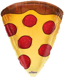 pizza slice shaped mylar balloons – 5 pack