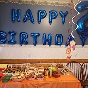 Blue 1 Balloons,40 Inch Birthday Foil Balloon Party Decorations Supplies Helium Mylar Digital Balloons (Blue Number 1)