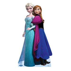 Advanced Graphics Elsa & Anna Life Size Cardboard Cutout Standup - Disney's Frozen (2013 Film)