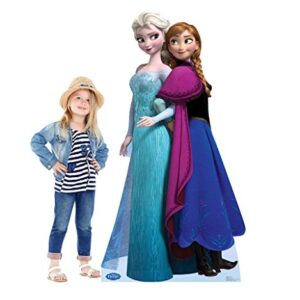 Advanced Graphics Elsa & Anna Life Size Cardboard Cutout Standup - Disney's Frozen (2013 Film)