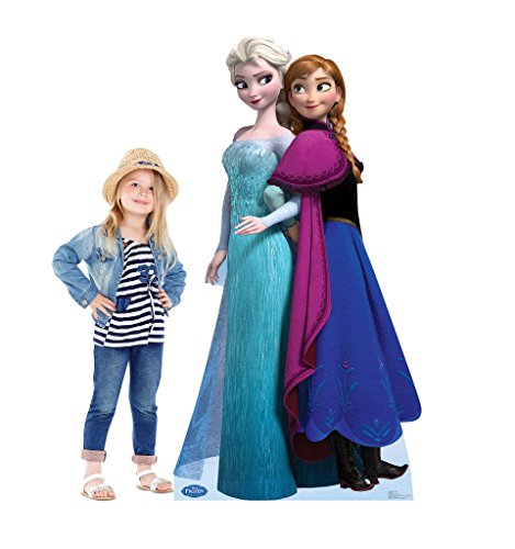 Advanced Graphics Elsa & Anna Life Size Cardboard Cutout Standup - Disney's Frozen (2013 Film)