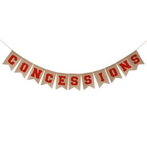 amosfun sports theme concessions garland party bunting banner baseball concessions banner football party concessions garland