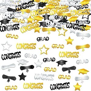 katchon, congrats grad graduation confetti 2023 – pack of 1000 | grad 2023 confetti for 2023 graduation decorations | graduation table decorations | graduation decorations class of 2023 decorations