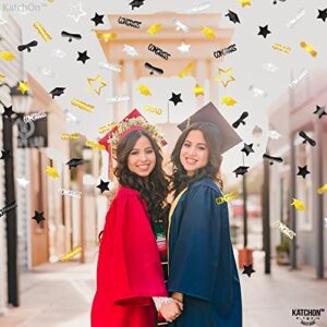 KatchOn, Congrats Grad Graduation Confetti 2023 - Pack of 1000 | Grad 2023 confetti for 2023 Graduation Decorations | Graduation Table Decorations | Graduation Decorations Class of 2023 Decorations