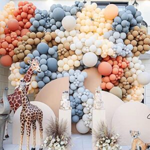 Pink And Blue-Purple Balloons Dusty Arch Kit Garland Nude For Gender Reveal Baby Shower Decorations Bear