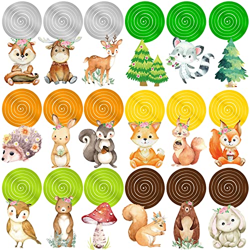 Woodland Party Decorations 20pcs Woodland Animals Hanging Swirls Forest Animals Foil Ceiling Decorations for Woodland Theme Birthday Party Baby Shower Supplies