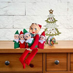 Picki Nicki Elf Baby Twins- Two Little Christmas Elves, an Elf Baby Boy and Elf Baby Girl are Perfect Accessories and Props for Elf Fun, Advent Calendars and Stocking Stuffers