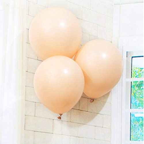 K KUMEED 100 Pcs Champagne Balloons Latex Balloons for Wedding Bridal Baby Shower Birthday Party Decorations