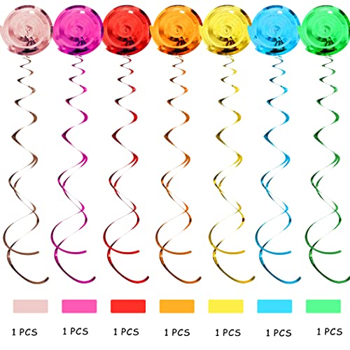 30 Pieces Hawaiian Luau Hanging Swirl Party Decorations Aloha Tropical Foil Plastic Streamer Ceiling Decor Palm Pineapple Flamingo Hibiscus Dangle Sign Summer Beach Pool Party Birthday Tiki Party Supplies