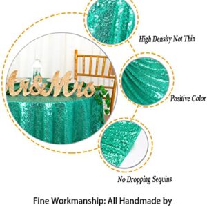 Small Tablecloth Square 36x36-Inch Green Sequin Tablecloth Glitter Table Cover Overlay Square Christmas Green Wedding Table Cloths Sequin Fabric Tablecloth for Round Table Birthday Baby Shower Decor