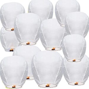 20 Pack Chinese Lanterns ⁡⁡⁢⁡⁢⁡⁡⁢to Release⁡ in Memorial⁡⁢ Events Decor⁢ Lanterns, Party ⁢⁢⁡Lanterns⁢ for ⁡⁢⁡Memorial, Holiday, Wedding ⁡Decorations & New Year