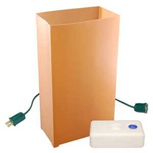 lumabase 32310 electric luminaria kit, tan