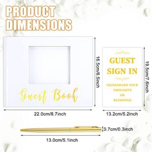 Wedding Guest Book with Pen Wedding Memory Book with Table Cards Hardcover Wedding Guestbook Photo Album Sign in Wedding Book Gold Guest Book Sign Guest Sign in Book Guest Registry Guestbook Planner