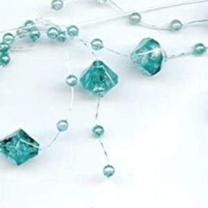 Beaded Garland (Iridescent Aqua)