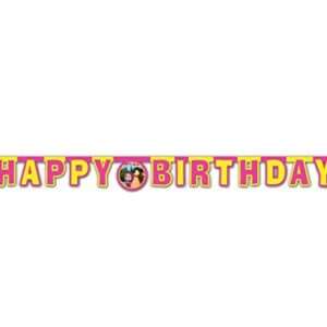 Procos 86564 – "Happy Birthday" Banner Masha and the Bear, 2.4 m, Multi-Colour