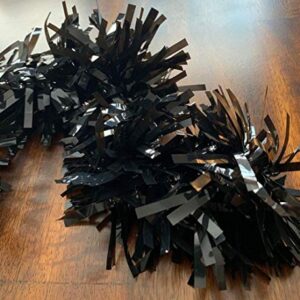 TCDesignerProducts Black Vinyl Twist Garland - 4" x 25' roll