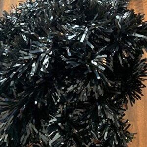 TCDesignerProducts Black Vinyl Twist Garland - 4" x 25' roll