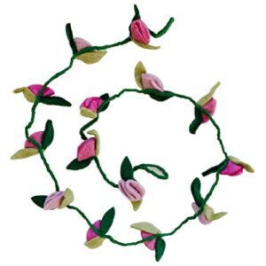 giftsland felt banner garland spring easter decorations (tulips)