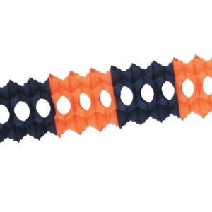 pkgd arcade garland (orange & black) party accessory (1 count) (1/pkg)