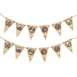 asvp shop alice in wonderland bunting hanging vintage look party supplies for mad hatter tea parties