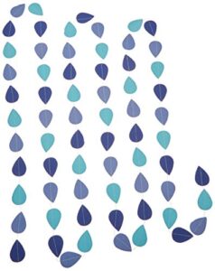 mardi gras decorations – mardi gras party decor – photo prop – paper raindrops raindrop garland raindrop paper garland nursery decor april showers spring garland #gar_158