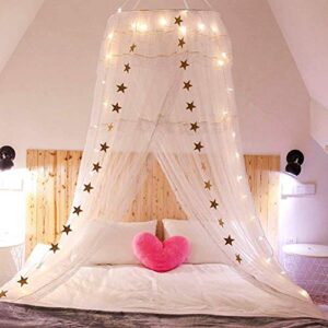 65Ft/20 Meters Star Paper Garland Bunting Banner Party Birthday Hanging Decoration Baby Shower Decor (Gold)