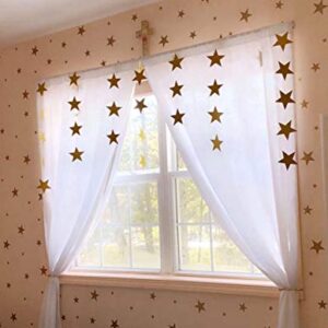 65Ft/20 Meters Star Paper Garland Bunting Banner Party Birthday Hanging Decoration Baby Shower Decor (Gold)