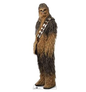 advanced graphics chewbacca life size cardboard cutout standup – star wars: episode ix – the rise of skywalker (2019 film)