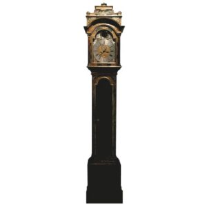 sp12452 1700s grandfather clock cardboard cutout standee standup