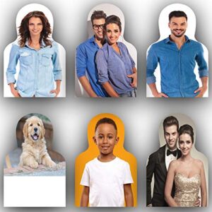 SignPro Custom Photo Cutout - Fan Cutouts - Party Cutouts - Custom Photo Cut Out - 18" X 30" Cutout on 4mm White Corrugated Coroplast Weatherproof Plastic - 1pc