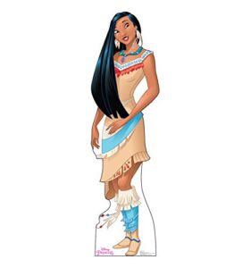 advanced graphics pocahontas life size cardboard cutout standup – disney princess friendship adventures