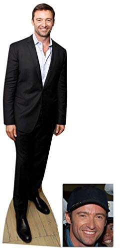 Fan Pack - Hugh Jackman Lifesize Cardboard Cutout/Standee - Includes 8x10 (20x25cm) Star Photo