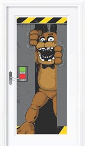 forum novelties five nights at freddy’s door cover, 30″ x 60″, as shown